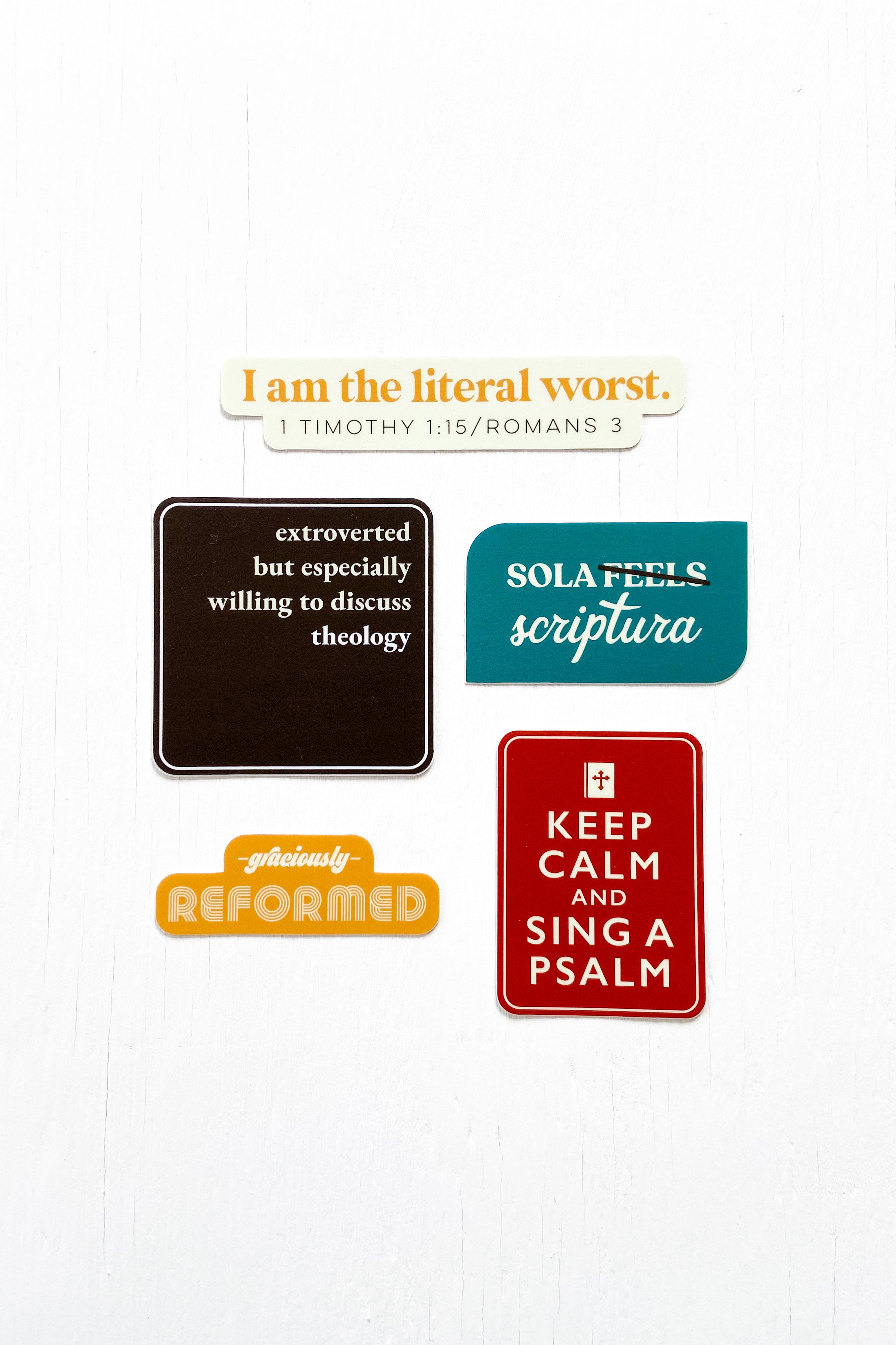 Groovy Sass Sticker Pack – Sola Gratia Co.