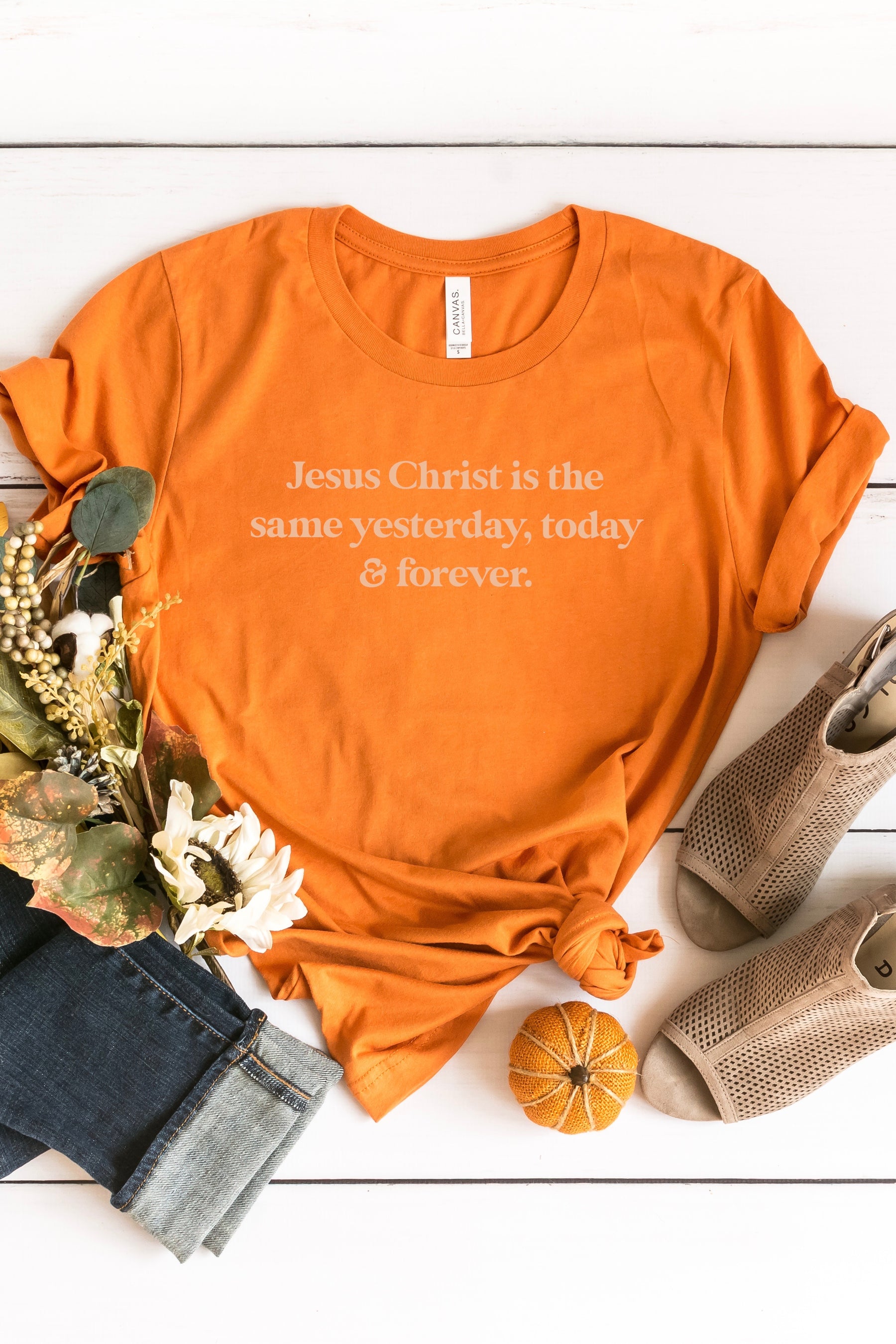 “Jesus Christ is the Same” Groovy | Heb. 13:8 | Shirt – Sola Gratia Co.